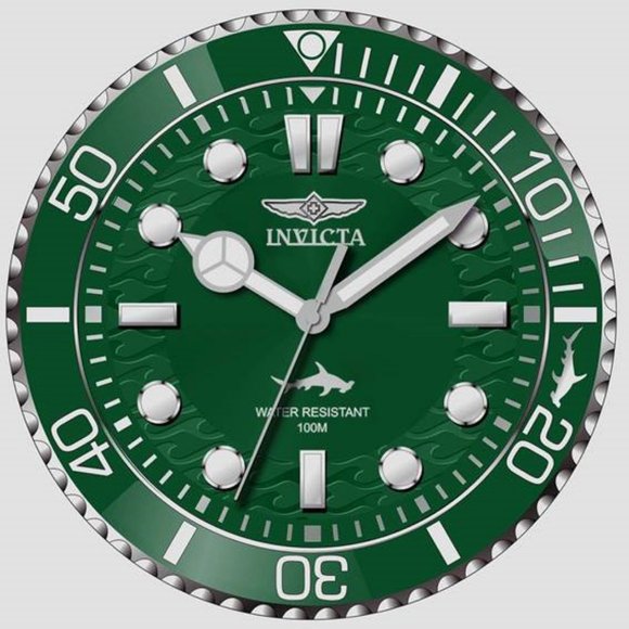 Pro Diver | Accessories | New Invicta Pro Diver Quartz Green Dial ...
